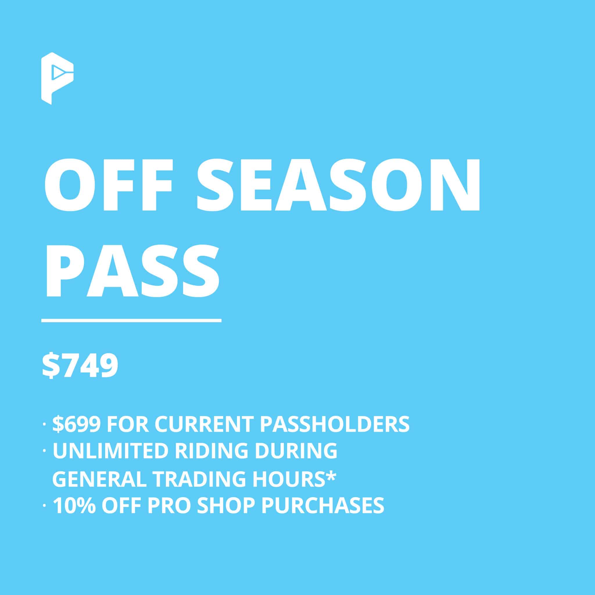 OFF SEASON PASS 2024 - Perth Wake Park